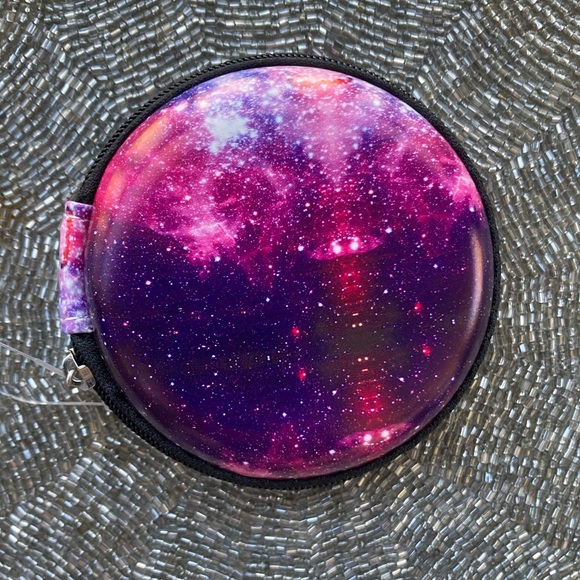 Other | Nwt Celestial Tech Earbud Zipper Storage Case Heavenly Star ...